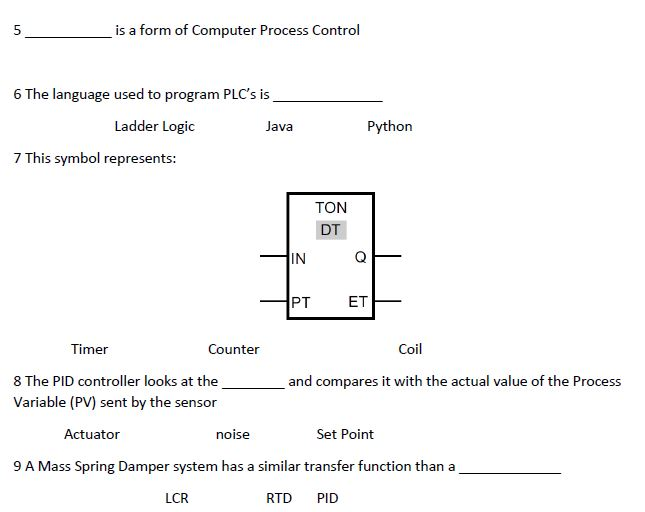 Solved is a form of Computer Process Control 6 The language | Chegg.com