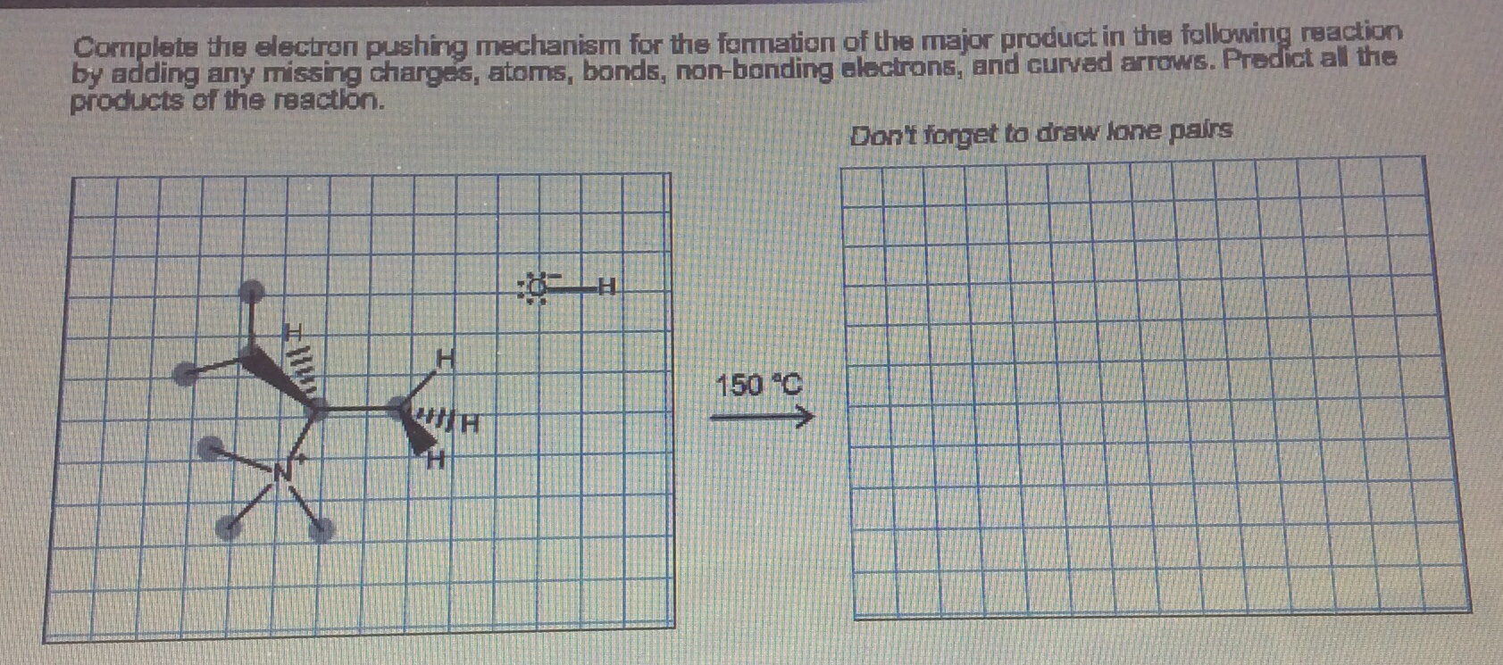 Solved complete the electron pushing mechanism for the | Chegg.com