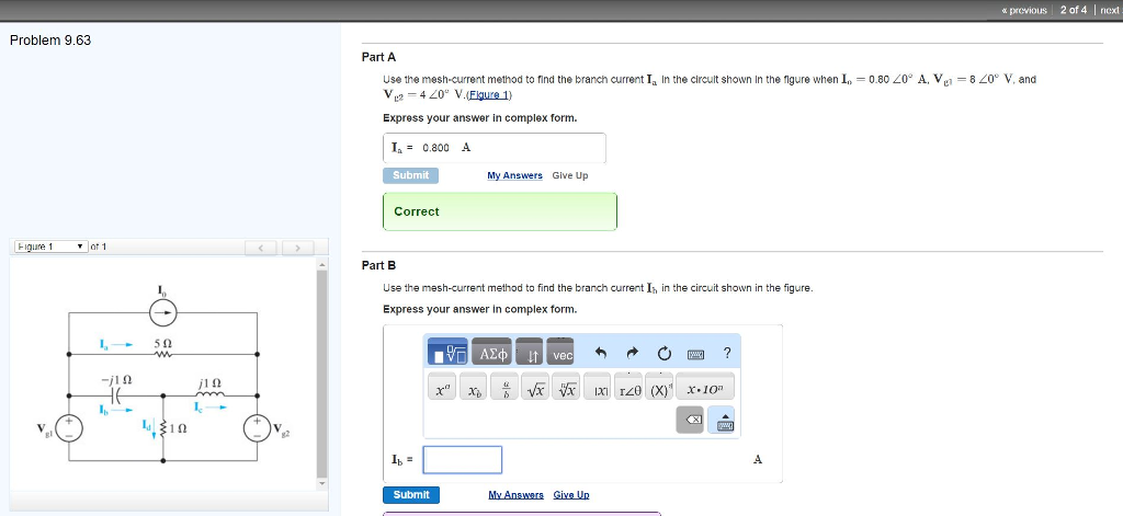 Solved Use the mesh-current method to find the branch | Chegg.com