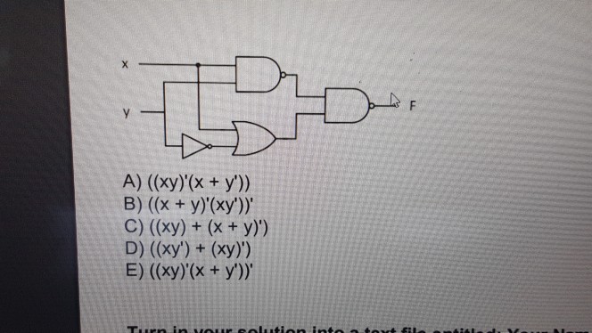 Solved The logic circuit shown in the diagram directly | Chegg.com