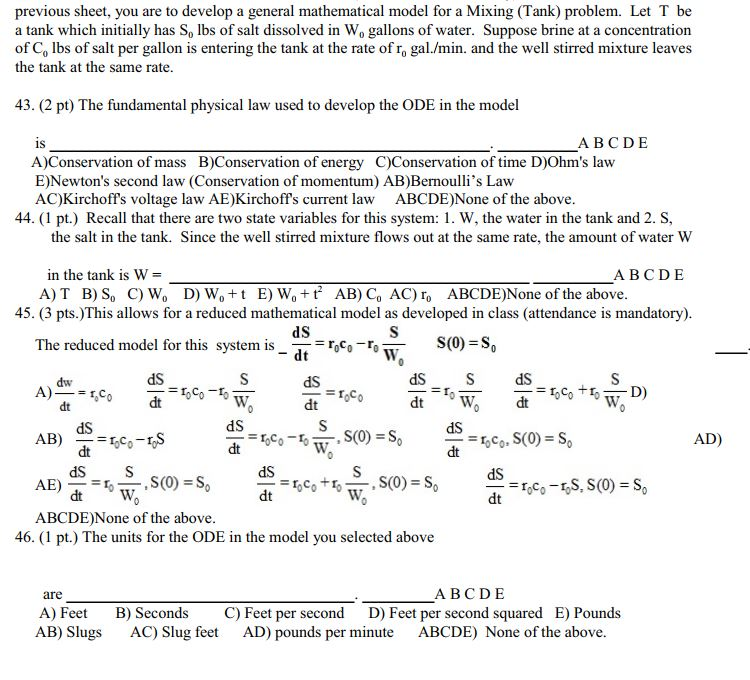 Solved Math 261/ Calc 4 Question Hello, can you solve all | Chegg.com