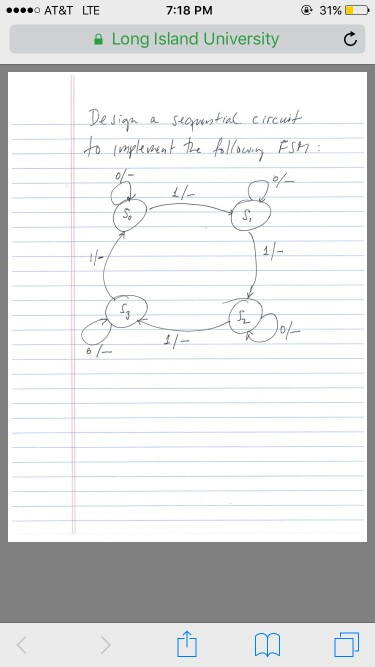 Solved Design a sequential circuit to implement the | Chegg.com Solved Design a sequential circuit to implement the | Chegg.com