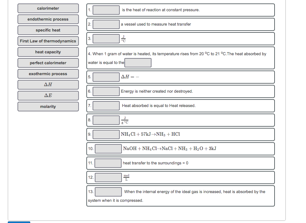 Solved Calorimeter endothermic process specific heat | Chegg.com