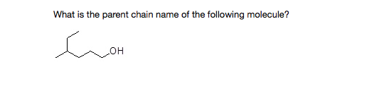 Solved What is the parent chain name of the following | Chegg.com