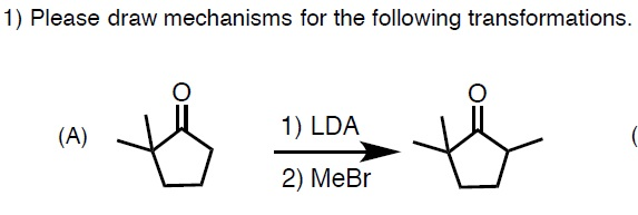 Solved 1) Please draw mechanisms for the following | Chegg.com