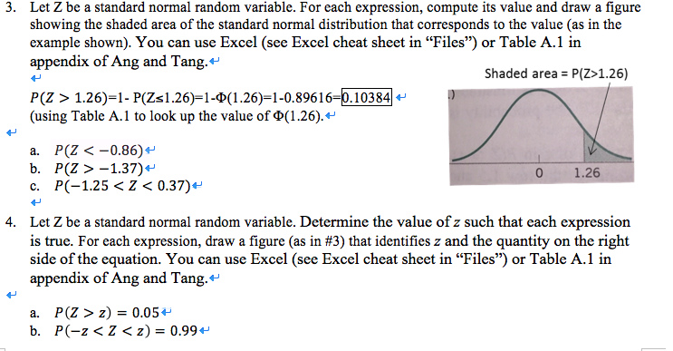 Solved Let Z Be A Standard Normal Random Variable For Each