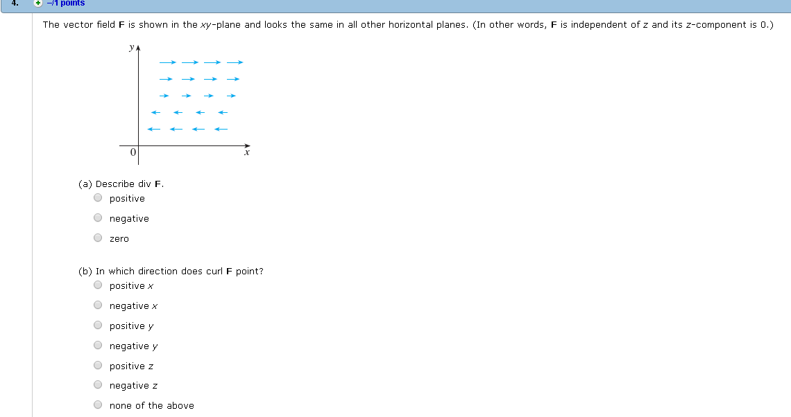 Solved The vector field F is shown in the xy-plane and looks | Chegg.com