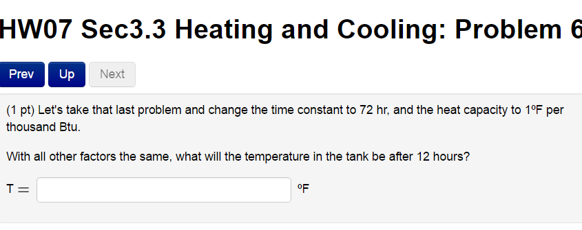 Solved HW07 Sec3.3 Heating and Cooling: Problem 6 Prev Up | Chegg.com
