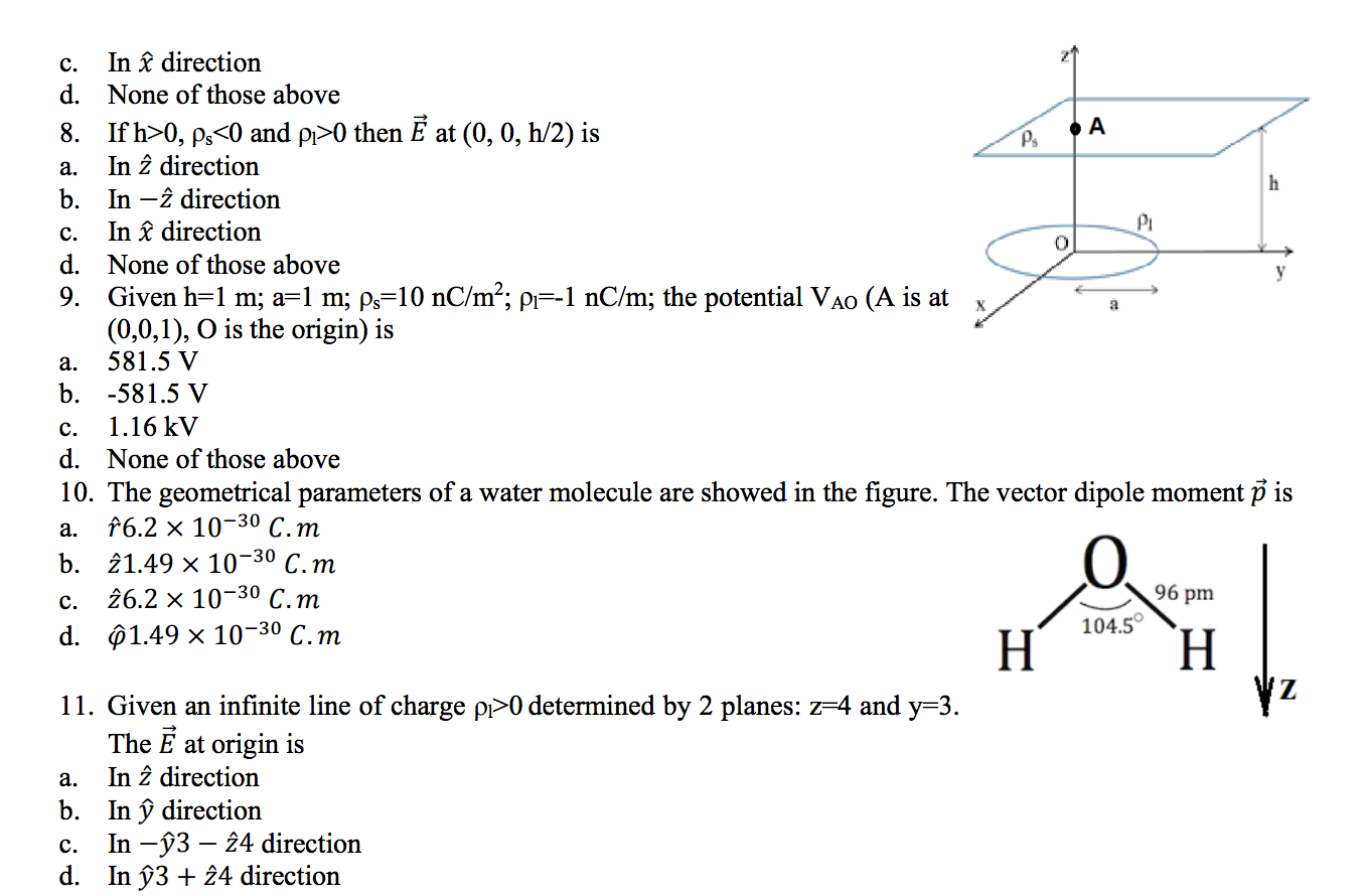 Solved In free space, given a uniform infinite sheet of | Chegg.com