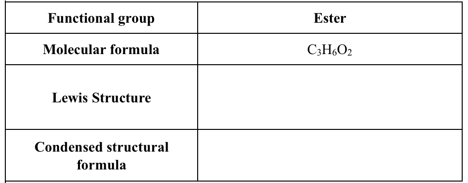 C3h6o2 Lewis Structure