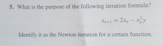 Solved 5. What is the purpose of the following iteration | Chegg.com
