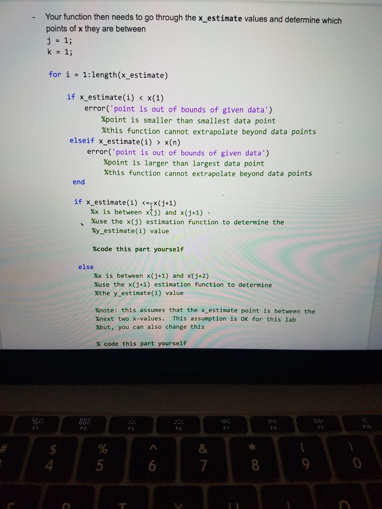 Solved Rules: you cannot use the built in MATLAB spline | Chegg.com