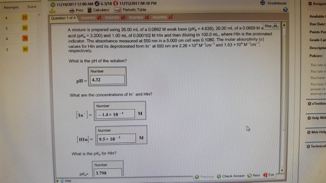 Solved PM Azempts Score 11/19/2017 1200 AM 63/10 Print @ | Chegg.com Solved PM Azempts Score 11/19/2017 1200 AM 63/10 Print @ | Chegg.com