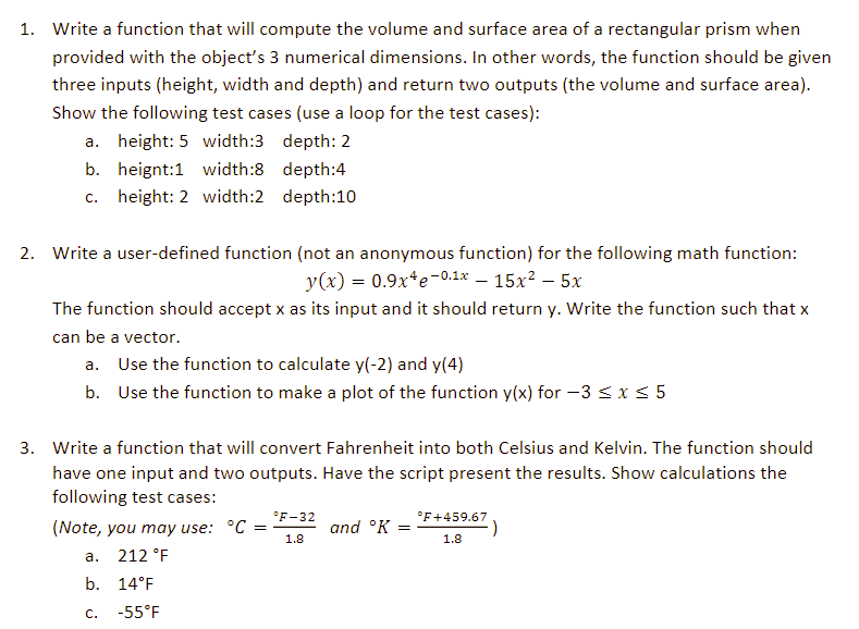 Solved MATLAB PROBLEM - [PLEASE DO NOT WRITE ON PAPER] | Chegg.com