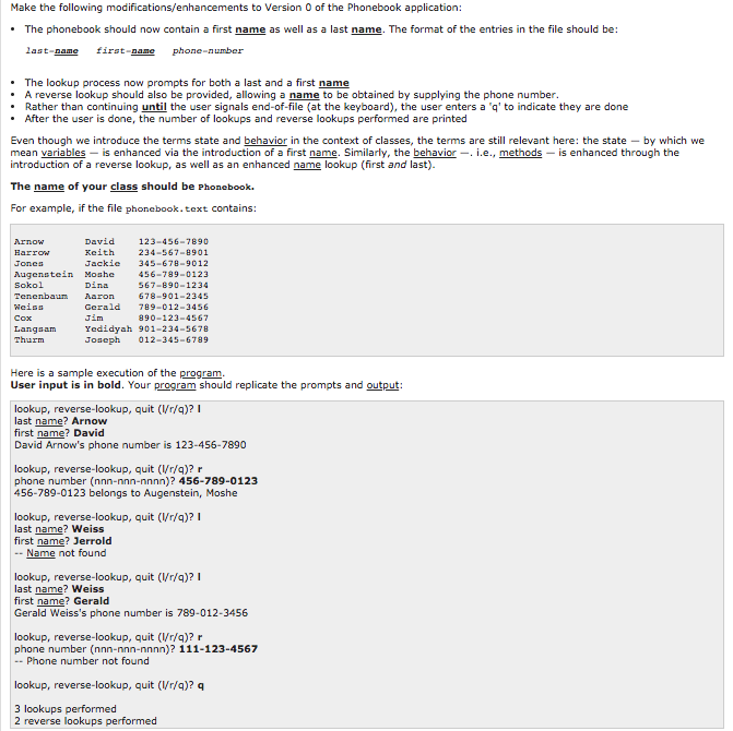 Solved Make the following modifications/enhancements to | Chegg.com