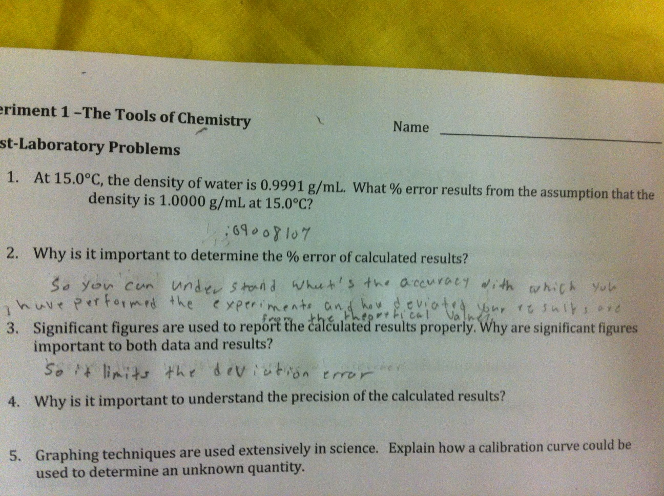 Solved At 15.0 degreeree C, the density of water is 0.9991 | Chegg.com