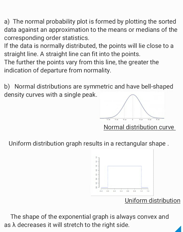 (Solved) - 1. What is the difference between normal distribution and ...