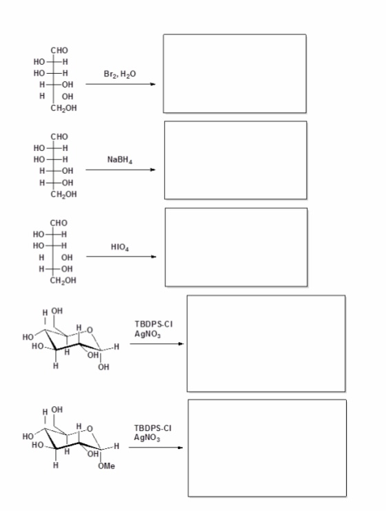 Solved CHO HO H Bro. H20 HO H H OH H OH CH20H CHO HO H HO H | Chegg.com