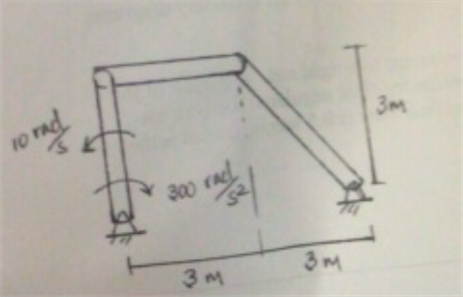 Solved knowing that bar AB has a counterclockwise angular | Chegg.com