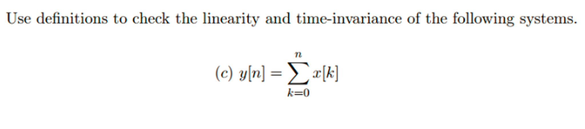 Solved Use definitions to check the linearity and | Chegg.com