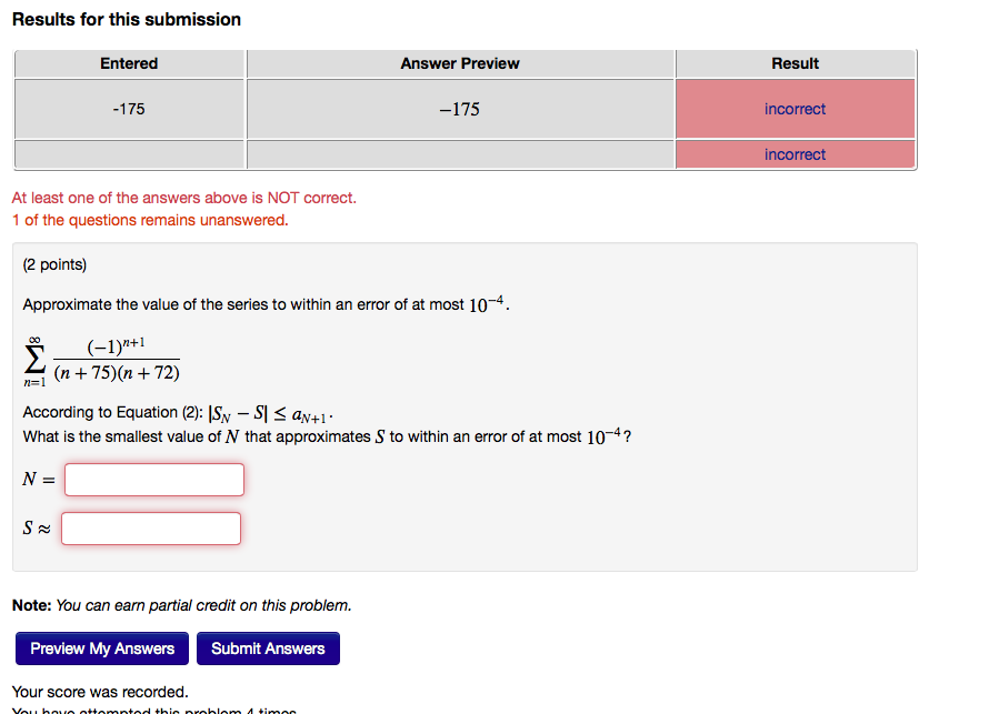 Solved Approximate The Value Of The Series To Within An