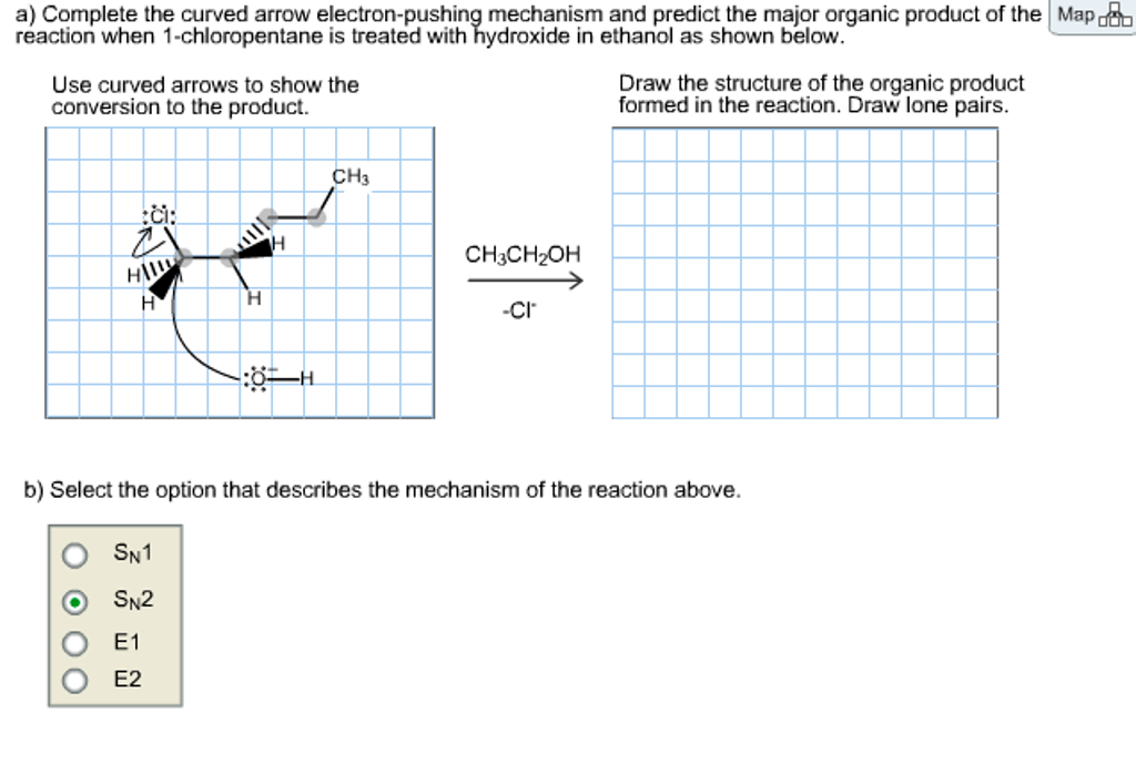 Solved Complete the curved arrow electron-pushing mechanism | Chegg.com