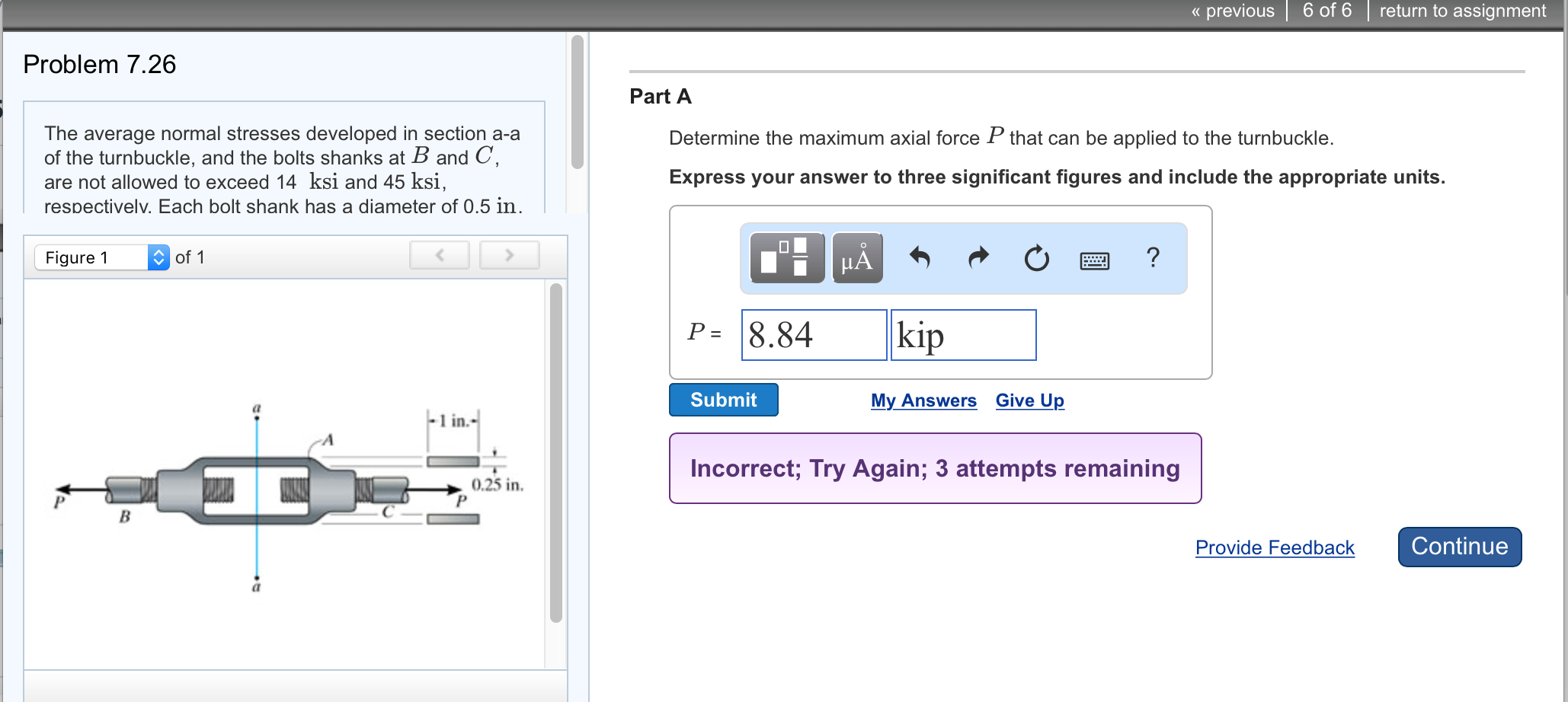 Solved Determine the maximum axial force P that can be | Chegg.com
