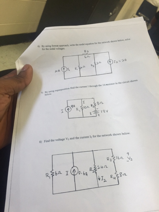 Solved By using format approach, write the nodal equation | Chegg.com Solved By using format approach, write the nodal equation | Chegg.com