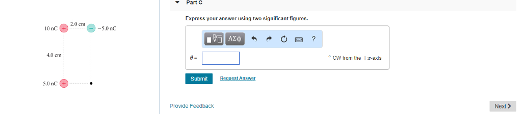 Solved Part A What are the strength and direction of the | Chegg.com