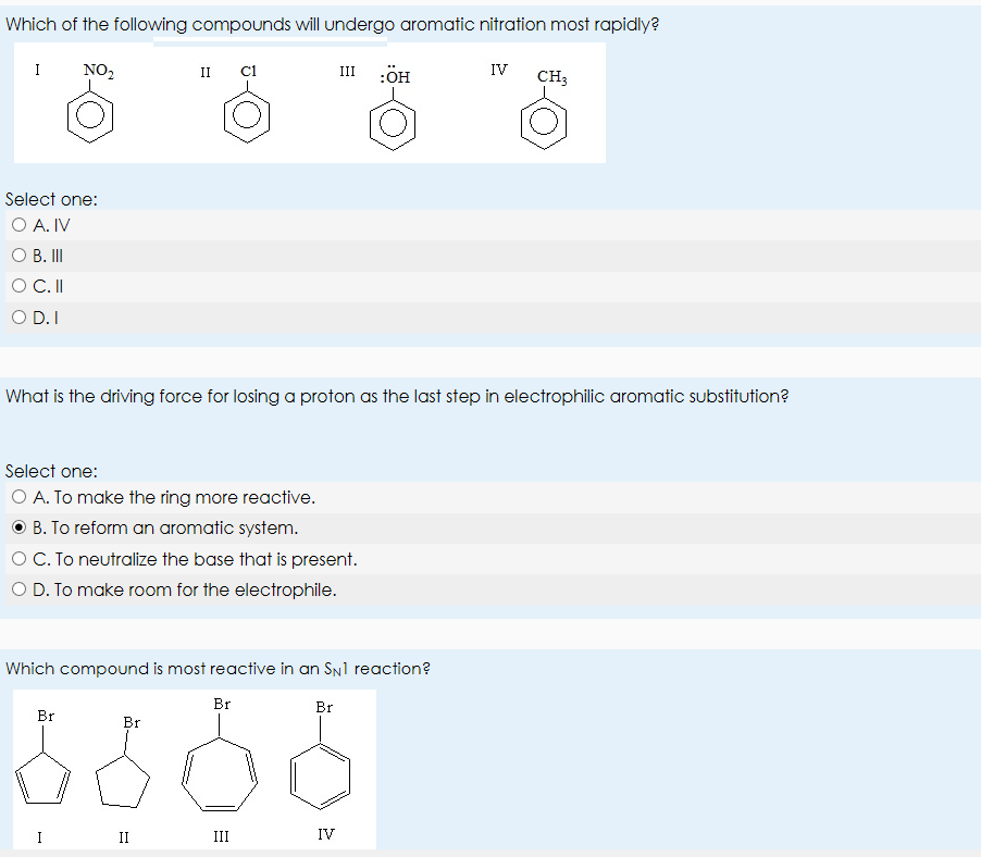 Solved Which of the following compounds will undergo | Chegg.com