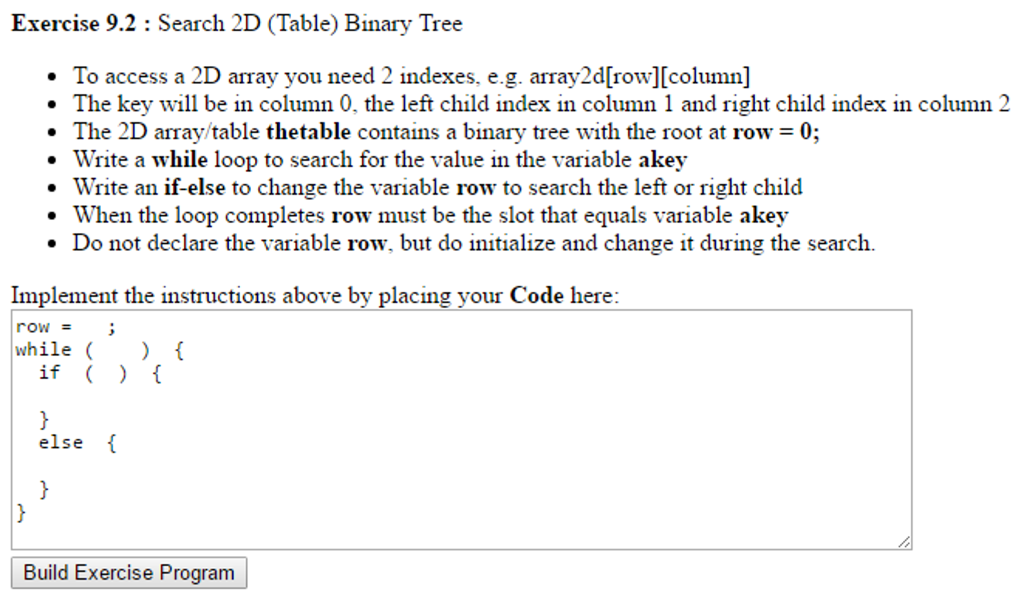 Solved The Instructions To Answer My Question Are Below