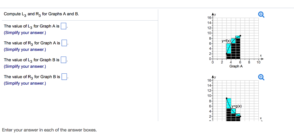 Solved Compute L3 and R3 for Graphs A and B 14 The value of | Chegg.com