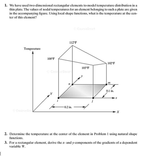 1) 1. We have used two-dimensional rectangular | Chegg.com