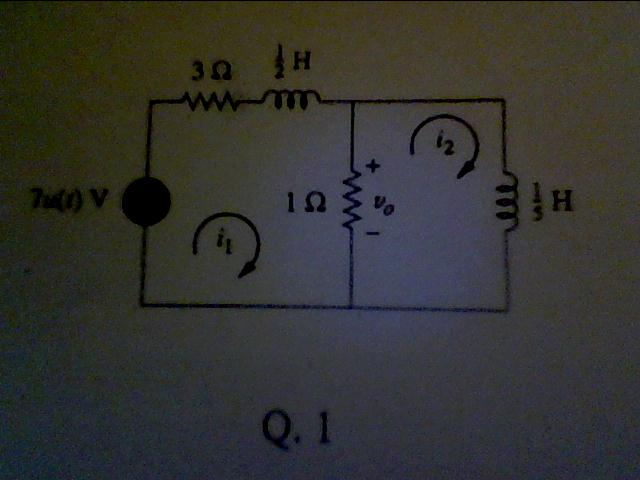 Solved For the circuit shown find i1(t), i2(t) and Vo(t) | Chegg.com Solved For the circuit shown find i1(t), i2(t) and Vo(t) | Chegg.com