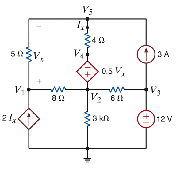 Solved Write node voltage analysis equations in matrix form | Chegg.com
