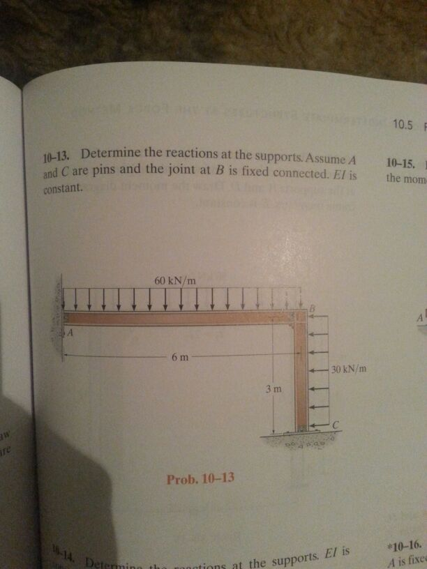 Solved Determine The Reactions At The Supports Assume A And