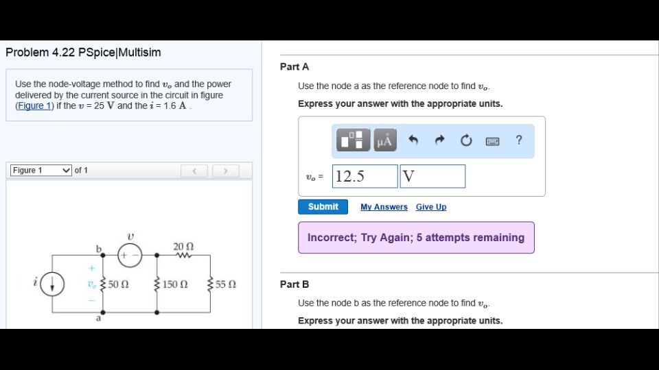 Solved Problem 4.22 PSpice Multisinm Part A Use the | Chegg.com