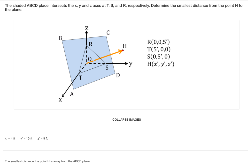Solved The plane ABC is hinged along BC. The force F is | Chegg.com
