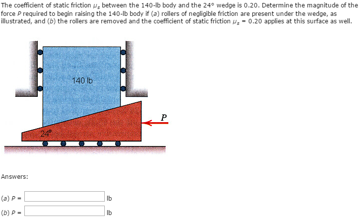 Solved The coefficient of static friction mu_s between the | Chegg.com