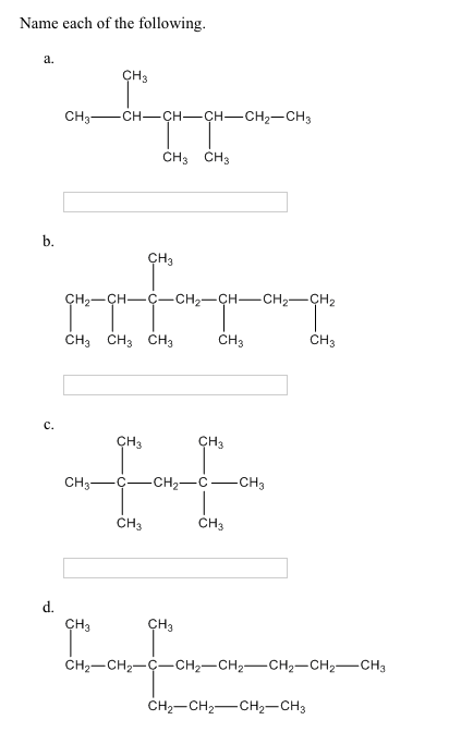 Solved Name each of the following. a. CH3CH CH-CH CH2 CH3 | Chegg.com