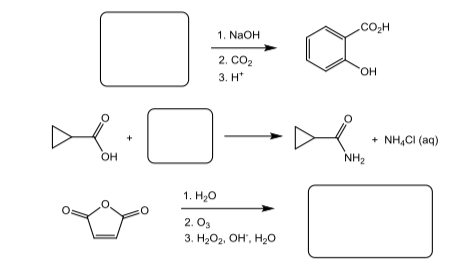 Solved Fill in the missing boxes. If there is no reaction, | Chegg.com