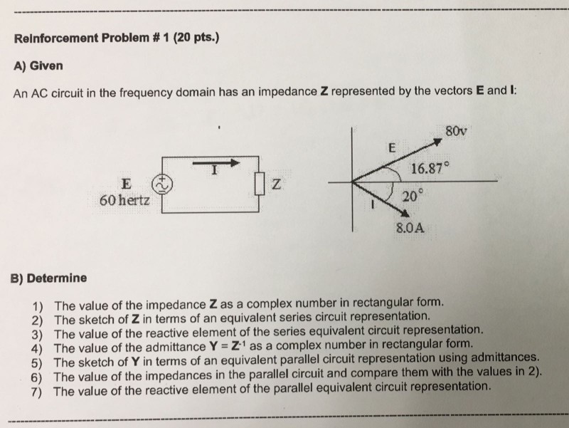 Solved Reinforcement Problem # 1 (20 pts.) A) Given An AC | Chegg.com