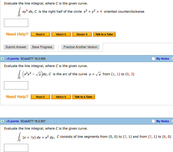 Solved Evaluate the line integral, where C is the given | Chegg.com