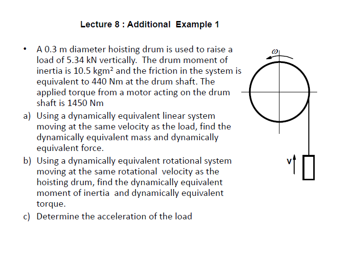 Solved Lecture 8: Additional Example 1 .A 0.3 m diameter | Chegg.com