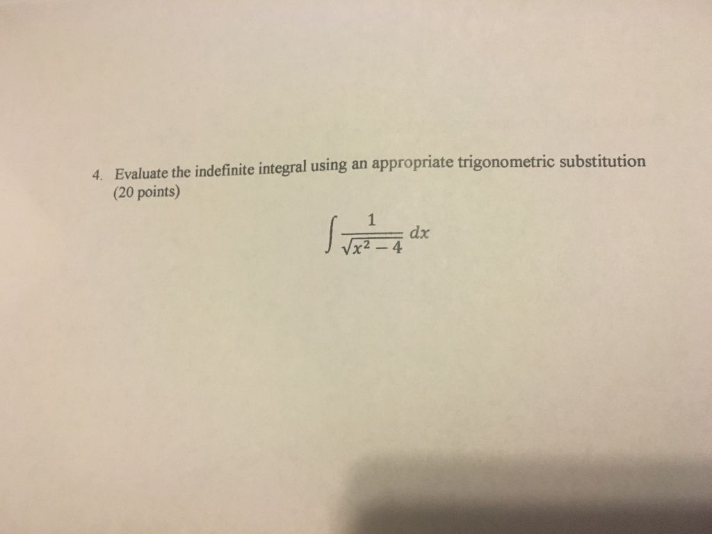 Solved Evaluate the indefinite integral using an appropriate | Chegg.com Solved Evaluate the indefinite integral using an appropriate | Chegg.com