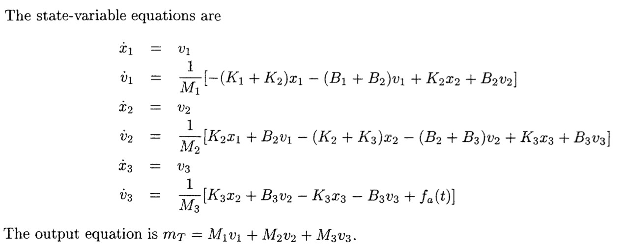 How do you take the given state variable equations | Chegg.com