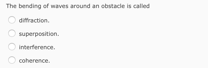 Solved Interference and Diffraction Q1 Q2 | Chegg.com