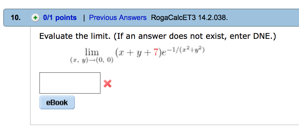 Solved: Evaluate The Limit. (If An Answer Does Not Exist, ... | Chegg.com