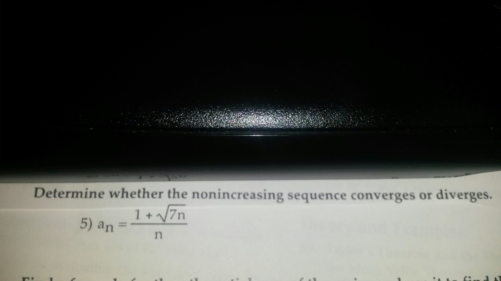 Solved Determine whether the nonincreasing sequence | Chegg.com