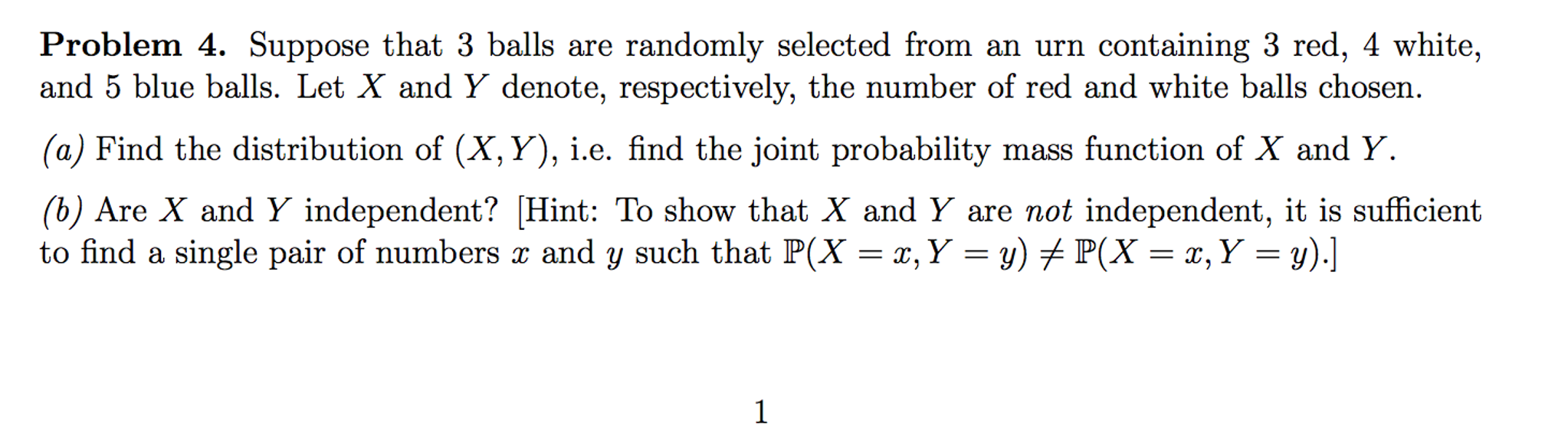 Suppose that 3 balls are randomly selected from an | Chegg.com